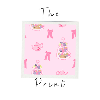 Tea Party Bamboo PJ Set I Poppy Kids Co